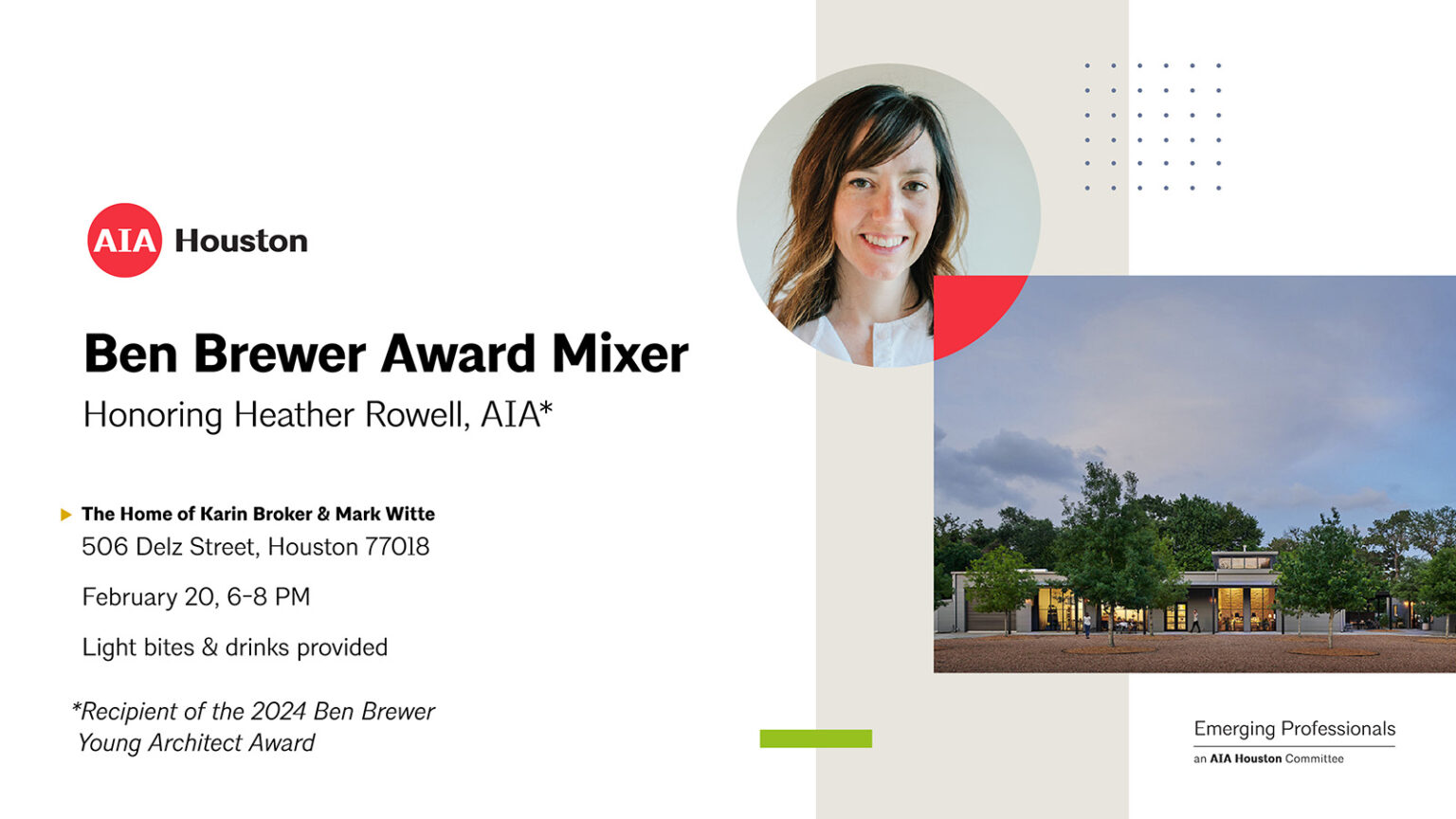 Events from February 20 – March 29 – AIA Houston