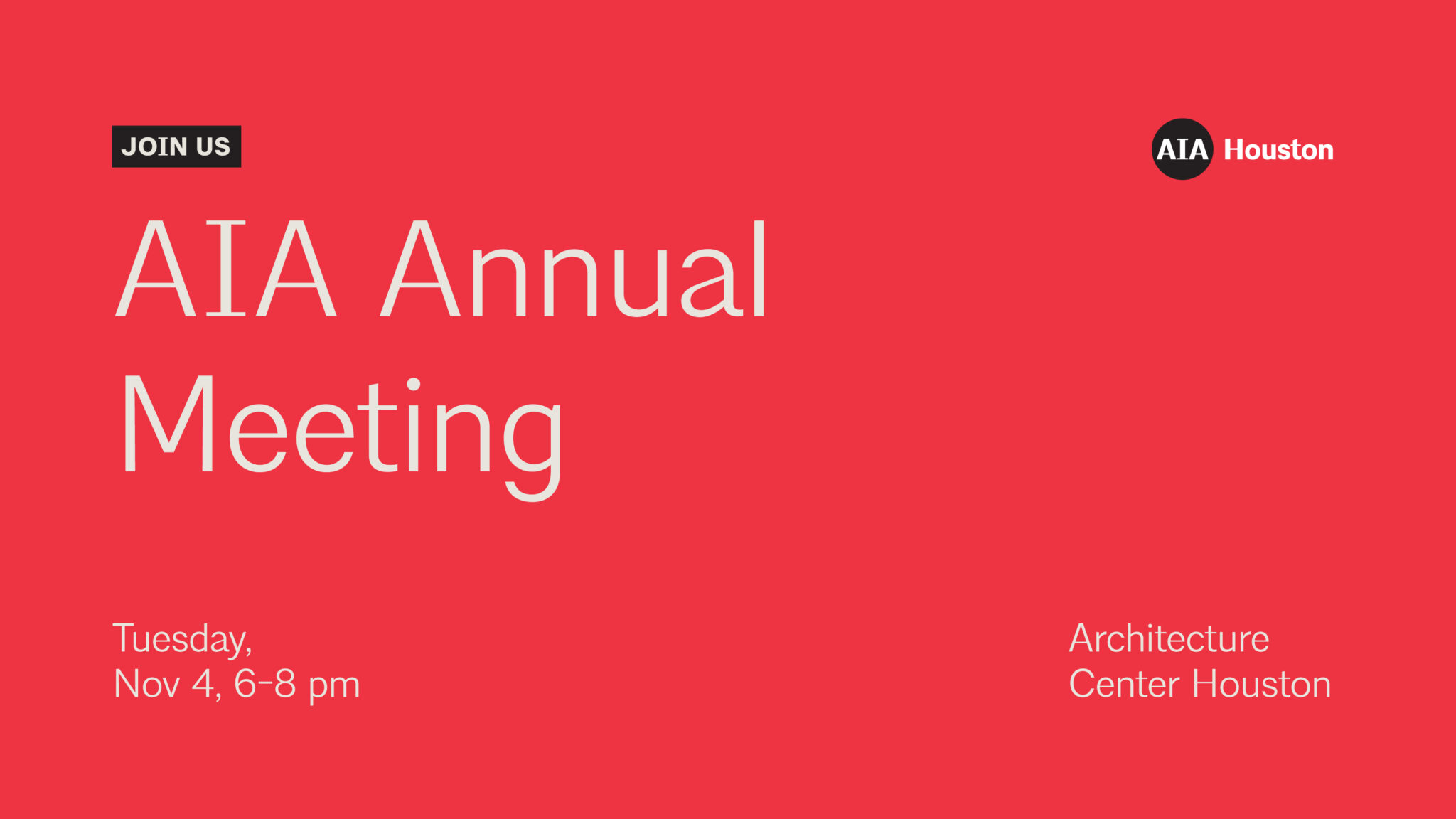 Annual Meeting - AIA Houston